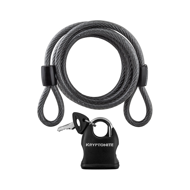 Kryptonite KryptoFlex Cable Lock with Key: 6' x 8mm — Voltaire Cycles ...