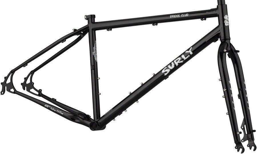 Surly Bridge Club Frameset - 27.5"/700c Steel Black Large — Voltaire ...